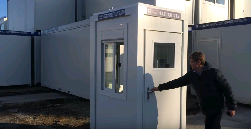 Vigimat : la guérite de gardien modulaire | Allomat