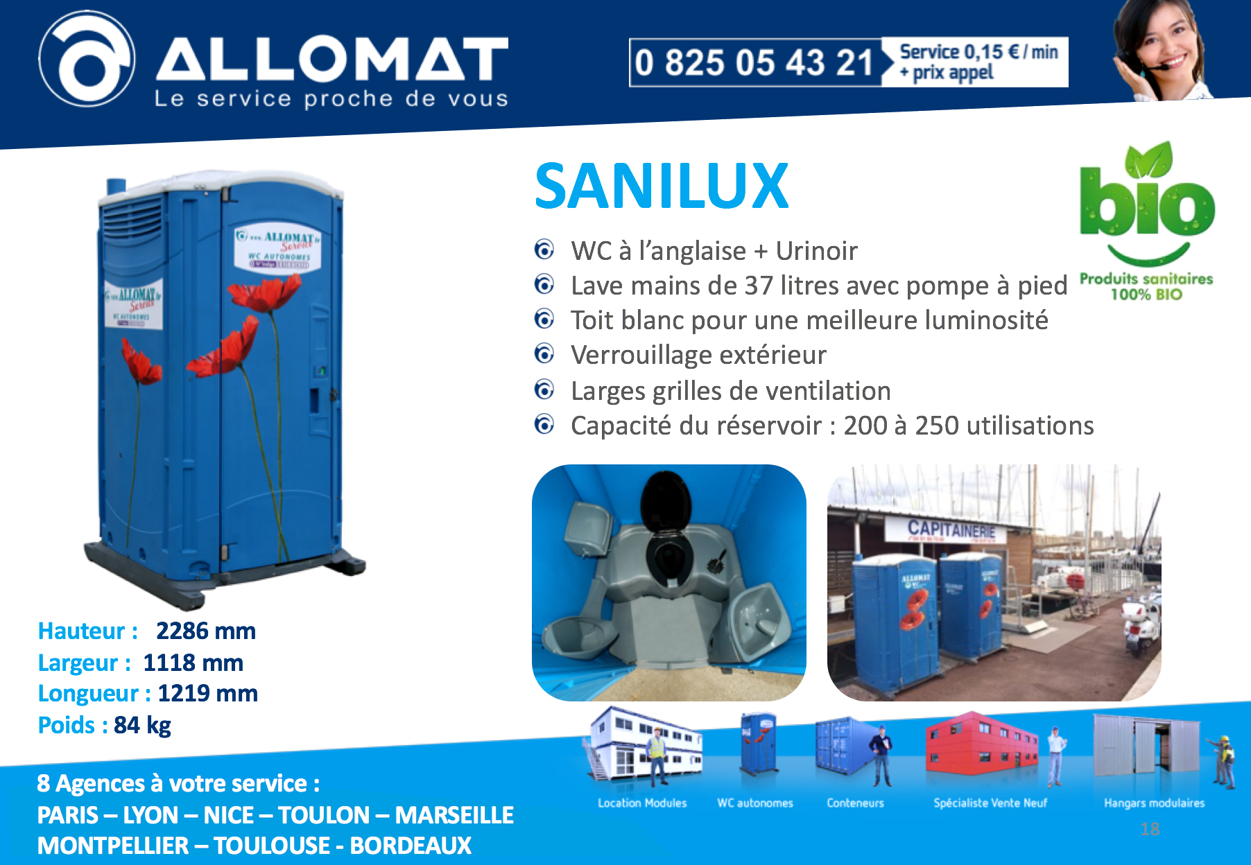 Sanilux : le WC autonome pour vos événements | Allomat